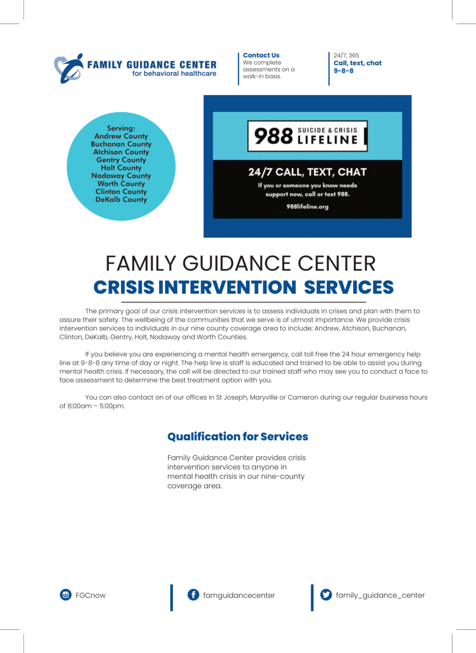Crisis Intervention | Family Guidance