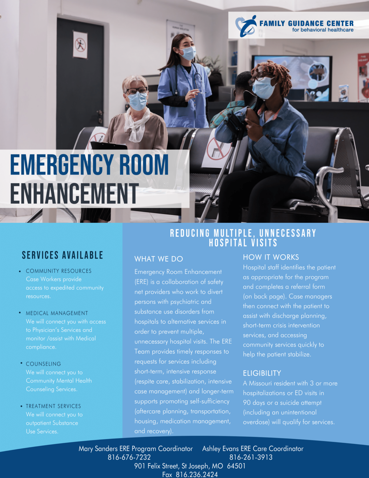 Emergency Room Enhancement | Family Guidance Center
